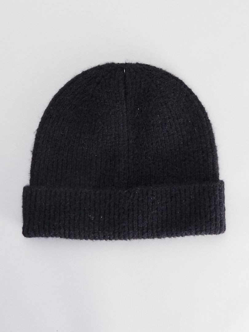 Gorro liso - negro - Kiabi - 4.00€
