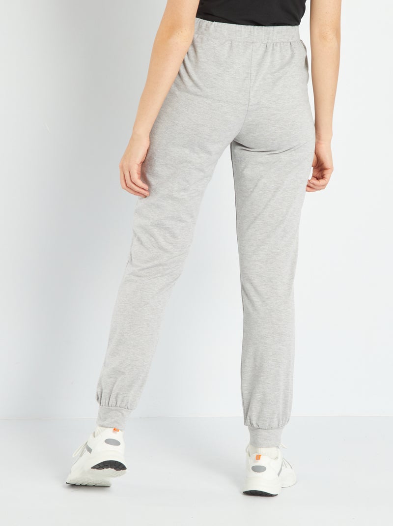 Jogging de punto - gris - 14.00€ - Kiabi