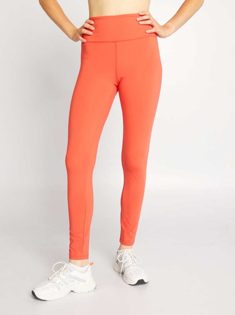 Legging de deporte - Naranja - Mujer - 15.00€ - Kiabi