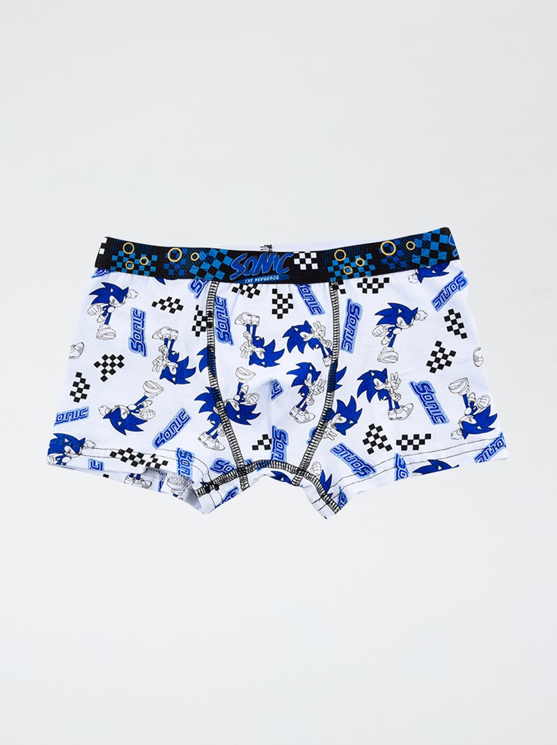 Lote de 2 bóxers 'Sonic' de algodón - Azul - Niño - 8.00€ - Kiabi