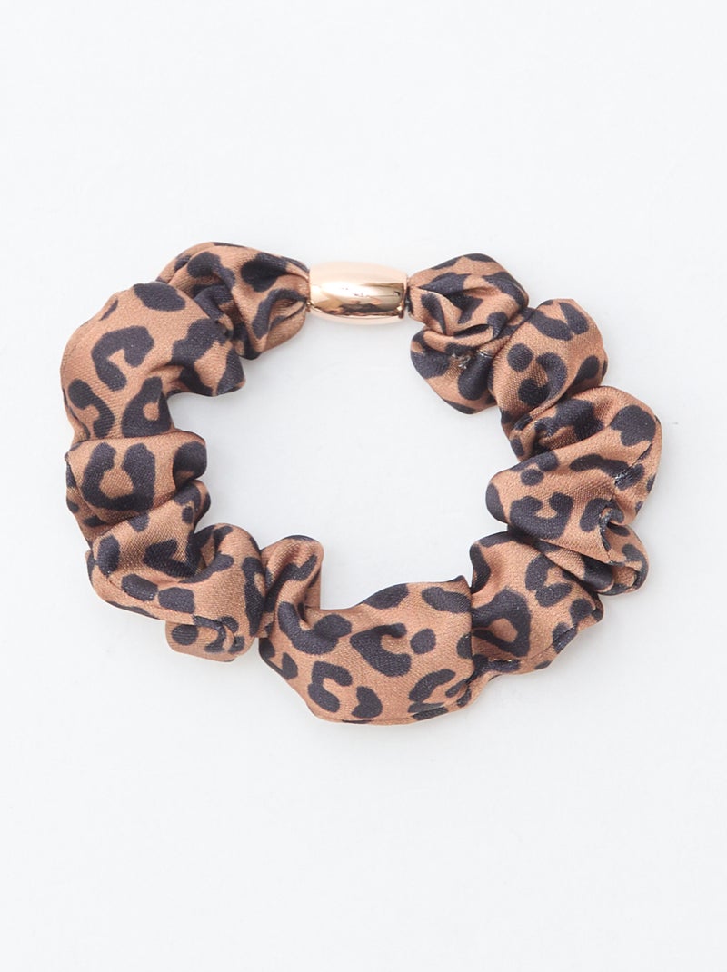 Lote de 4 gomas de pelo satinadas - Marron - Kiabi - 4.00€