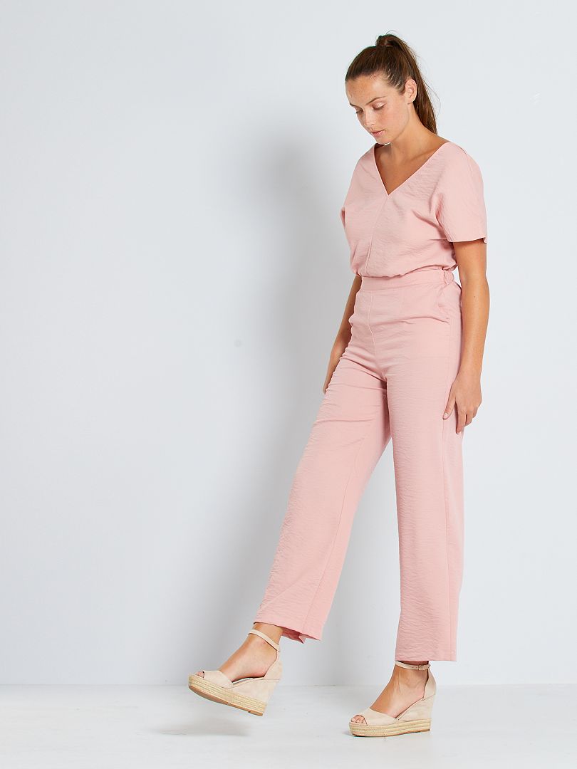 Mono con escote trasero - ROSA - Kiabi - 25.00€