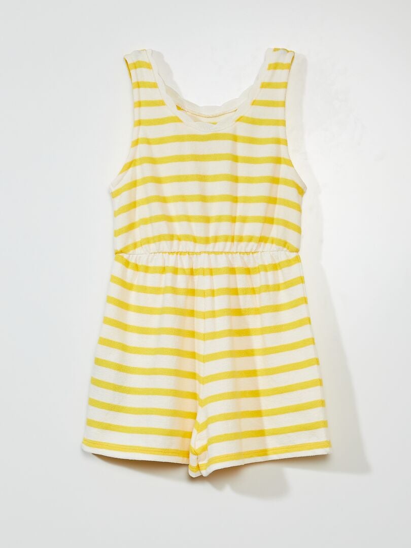 Mono corto a rayas - AMARILLO - Kiabi - 12.00€