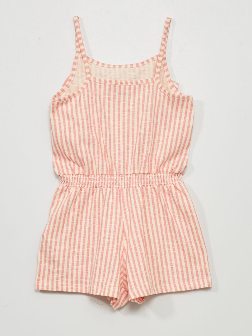 Mono corto con motivo - ROSA - Kiabi - 12.00€