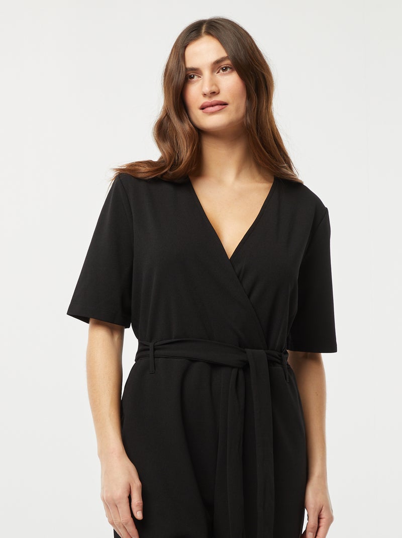 Mono largo con cuello de pico 'JDY' - NEGRO - Mujer - 40.00€ - Kiabi