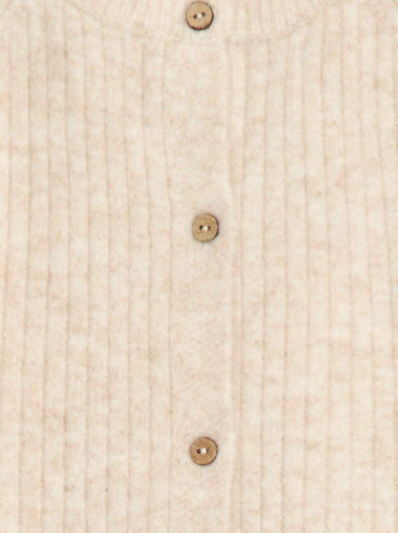 Mono largo de punto - Beige - Bebé - 15.00€ - Kiabi