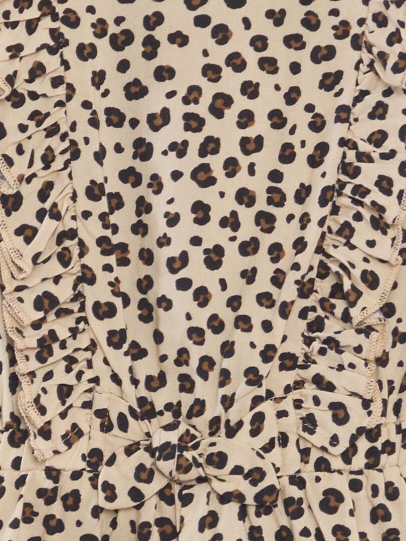 Mono sin mangas con volantes - BEIGE - Kiabi - 12.00€