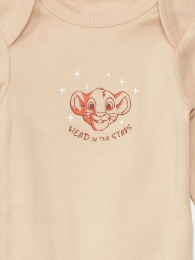 Pack de 1 pijama de terciopelo + 1 body de algodón 'Simba' - simba ...