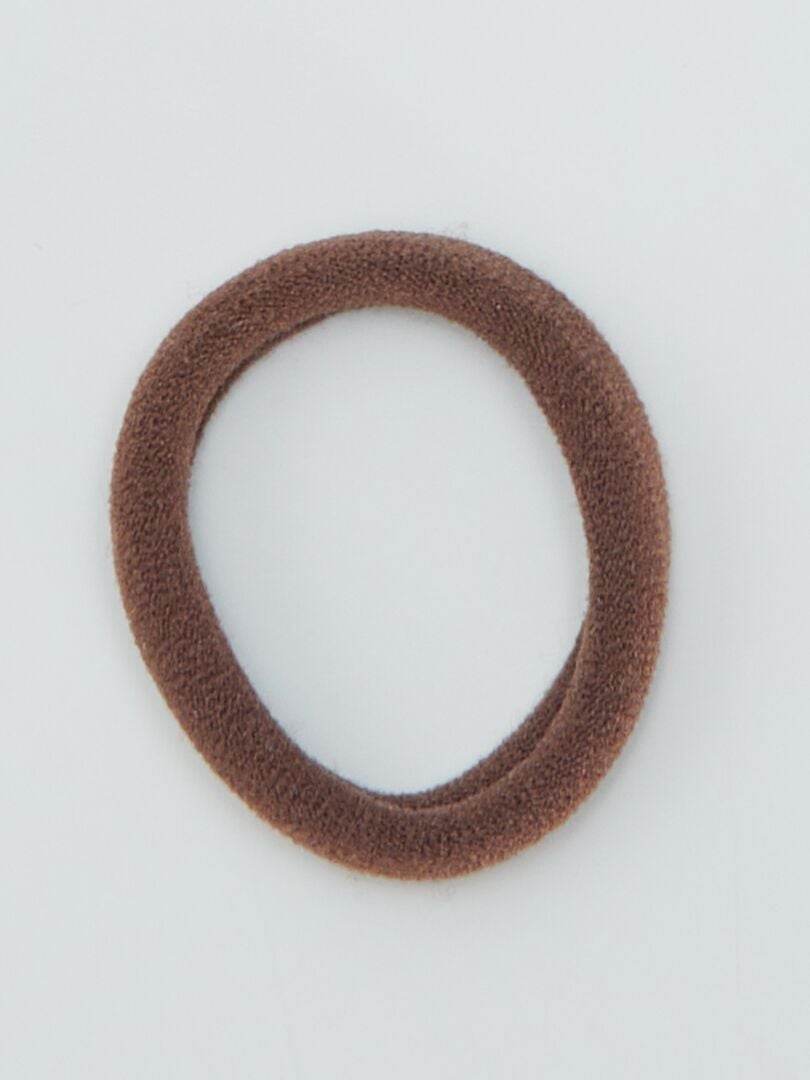 Pack De 10 Gomas Para El Pelo Marron Kiabi 2 00
