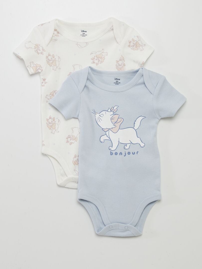 Pack de 2 bodis 'Disney' - BLANCO - Kiabi - 10.00€