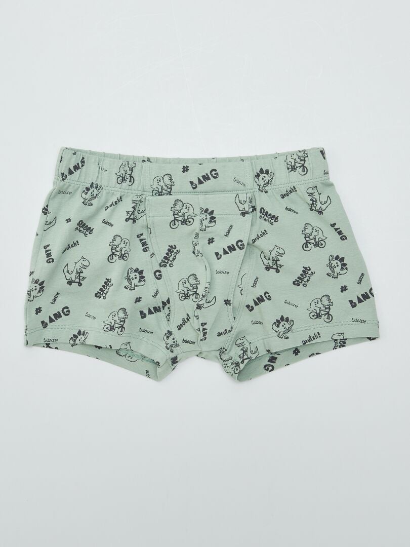 Pack de 2 boxers con velcros - So Easy - VERDE - Kiabi - 14.00€