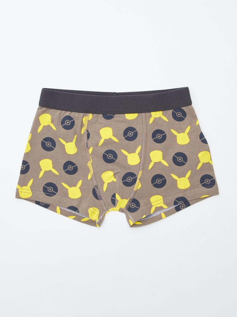 Pack de 2 boxers 'Pokémon' - Gris - Niño - 8.00€ - Kiabi