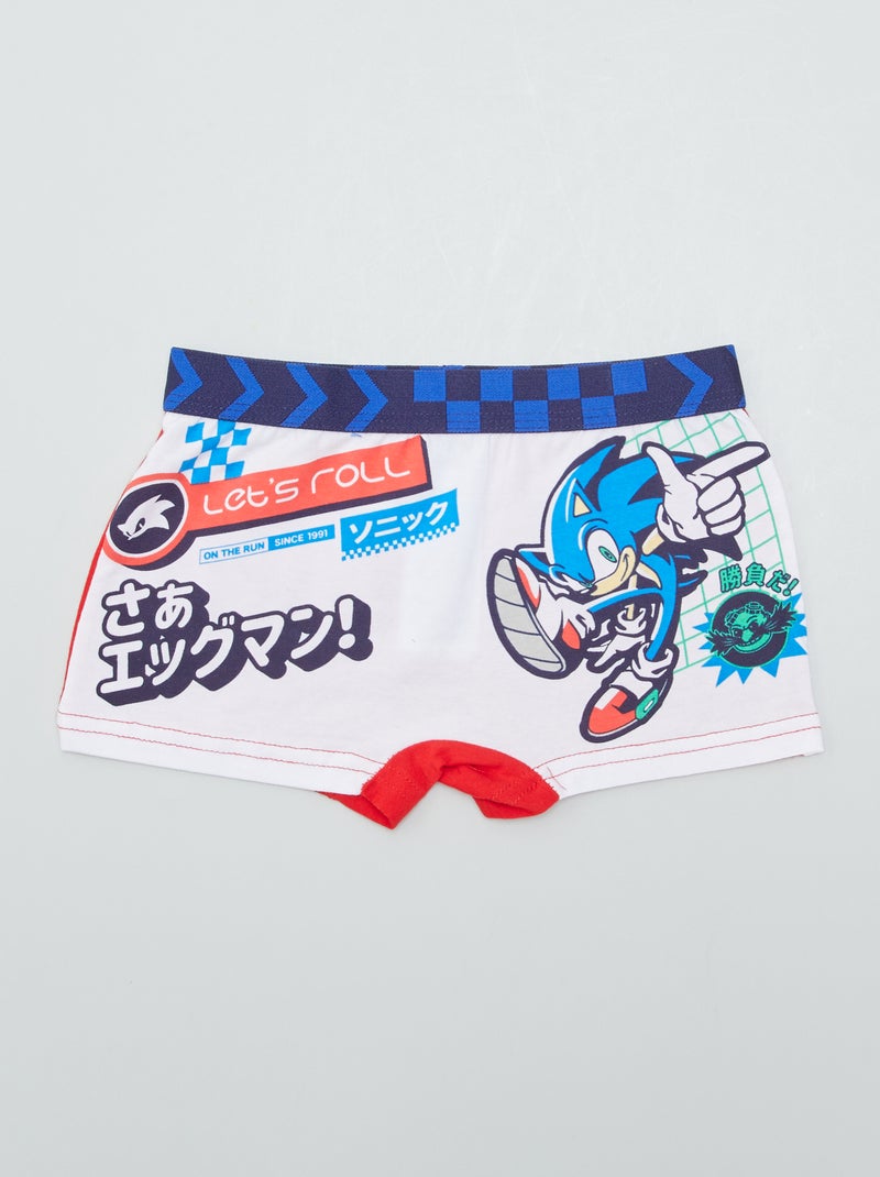 Pack de 2 boxers 'Sonic' 'SEGA' - AZUL - 8.00€ - Kiabi