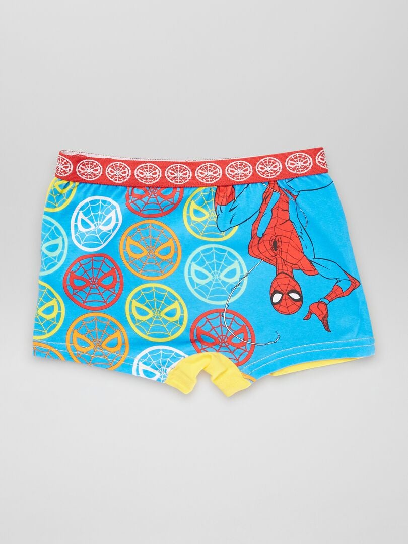 Pack de 2 bóxers 'Spider-Man' - amarillo/gris - Kiabi - 8.00€