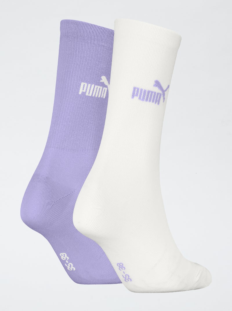 Pack de 2 calcetines 'Puma' - Blanco - Mujer - 8.00€ - Kiabi