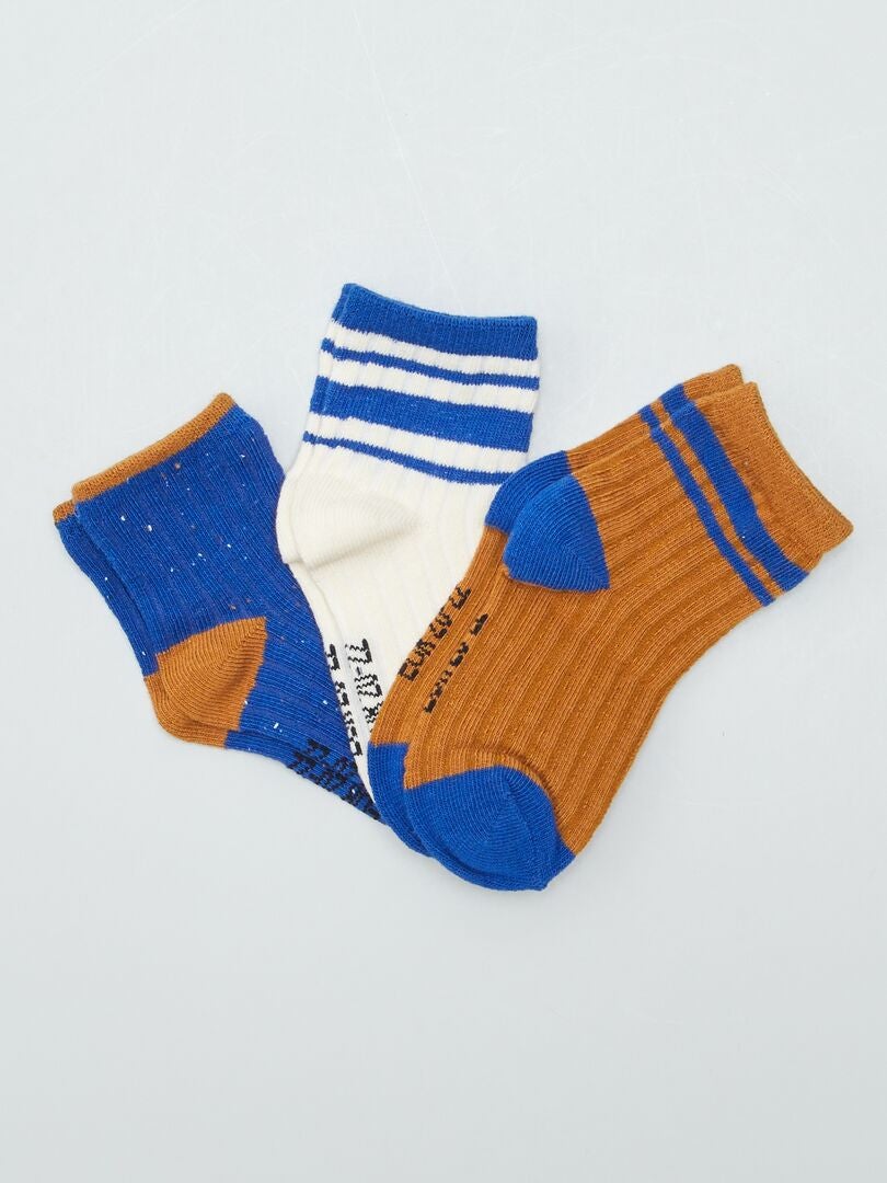 Pack De 2 Pares De Calcetines Azul Kiabi 500€