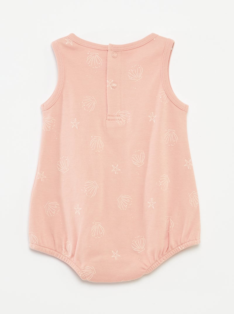 Pack de 2 peleles cortos - ROSA - Bebé niña - 12.00€ - Kiabi