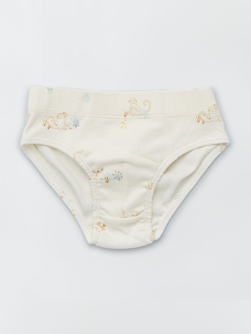 Pack de 2 slips - BEIGE - Kiabi - 5.00€