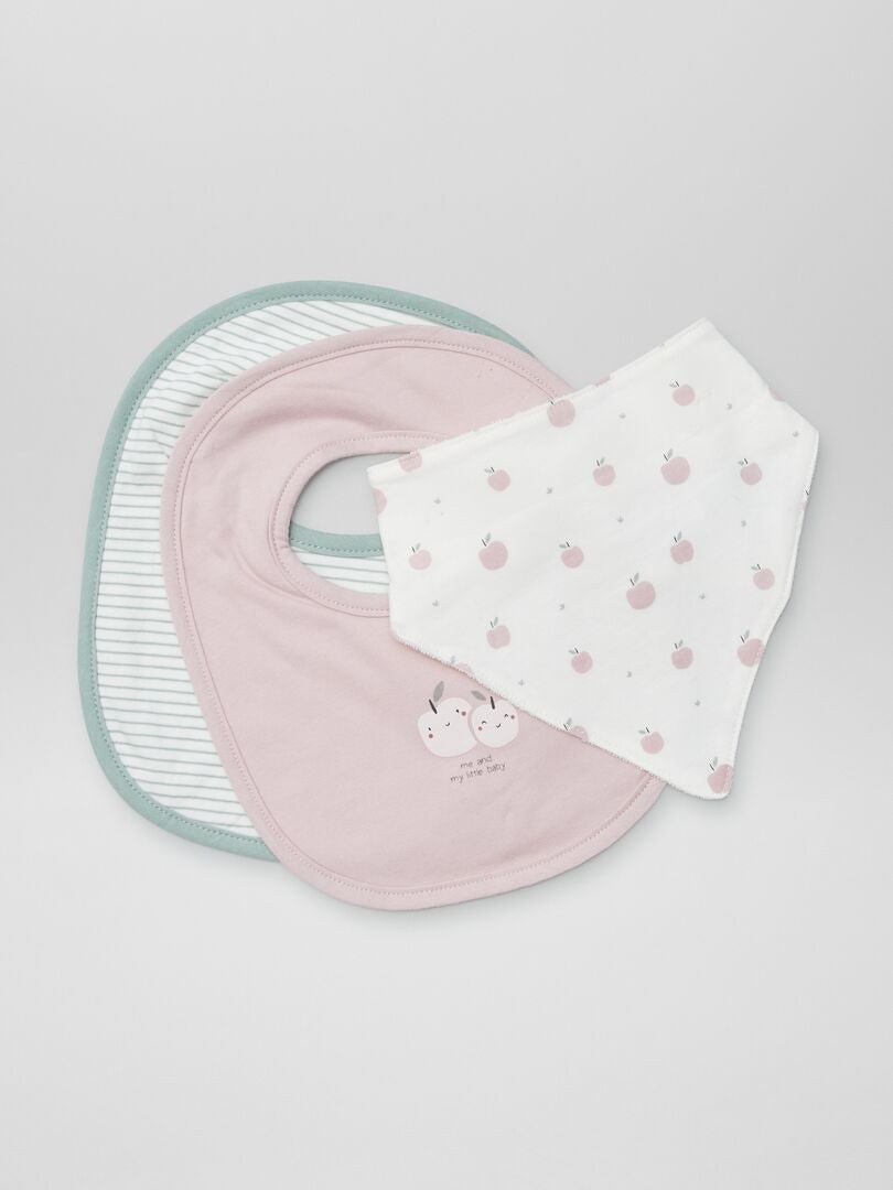 Pack de 3 baberos - BLANCO - Kiabi - 7.00€
