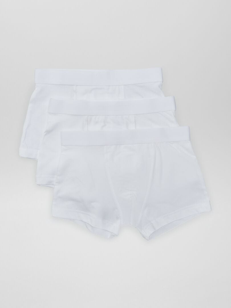 Pack de 3 boxers - BLANCO - Kiabi - 8.00€