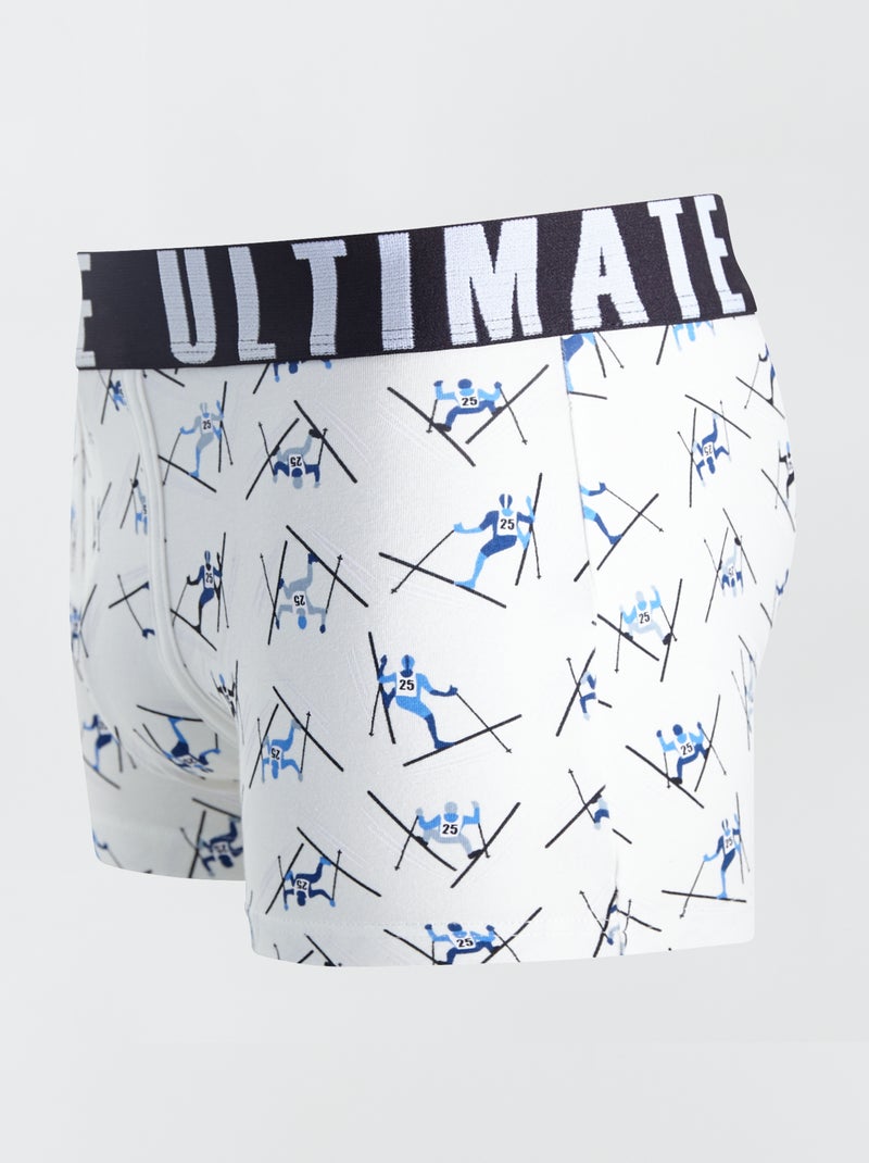 Pack de 3 boxers de fantasía - BLANCO - 12.00€ - Kiabi