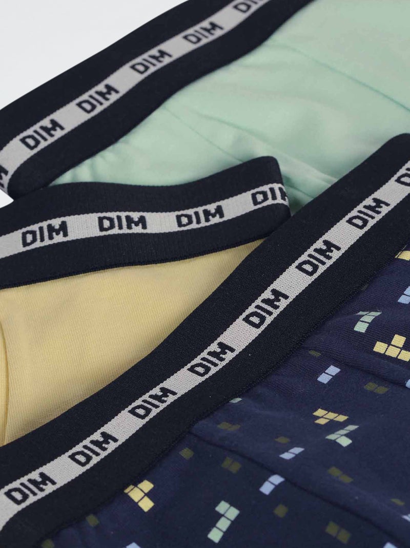 Pack de 3 boxers 'DIM' - Azul - Niño - 18.00€ - Kiabi