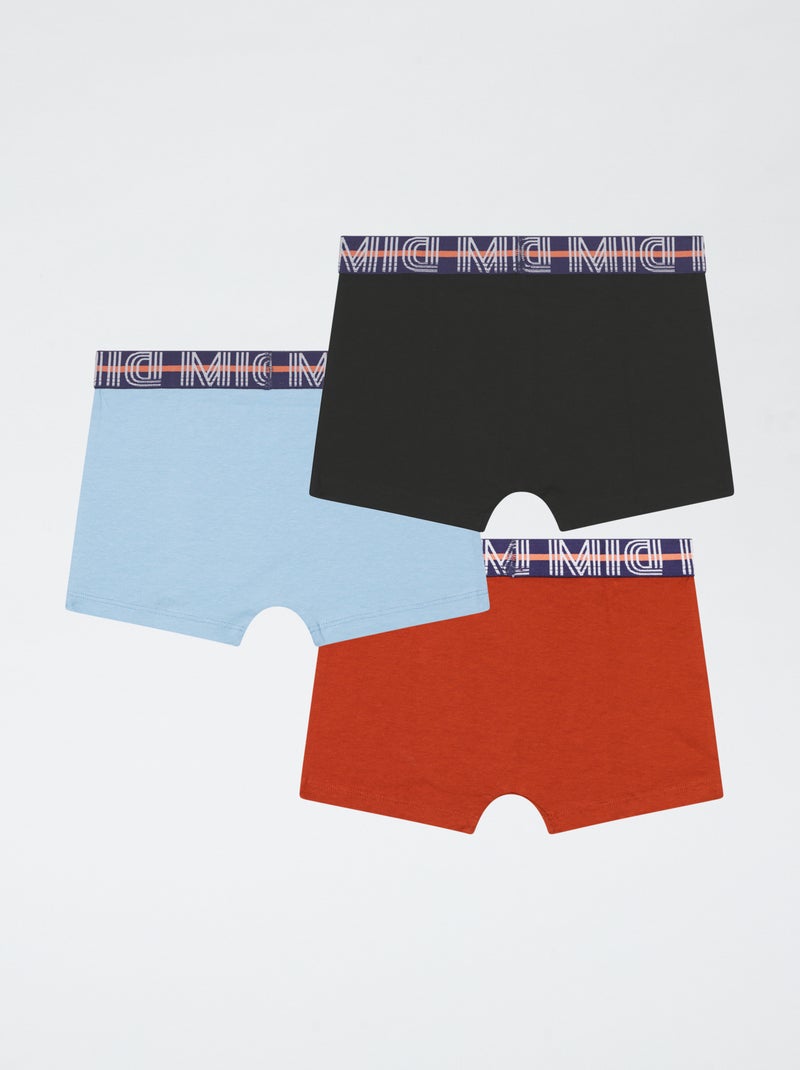 Pack de 3 boxers 'Dim' - Azul - Niño - 16.00€ - Kiabi
