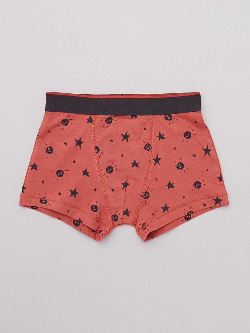 Pack de 3 boxers elásticos - MARRON - Kiabi - 8.00€
