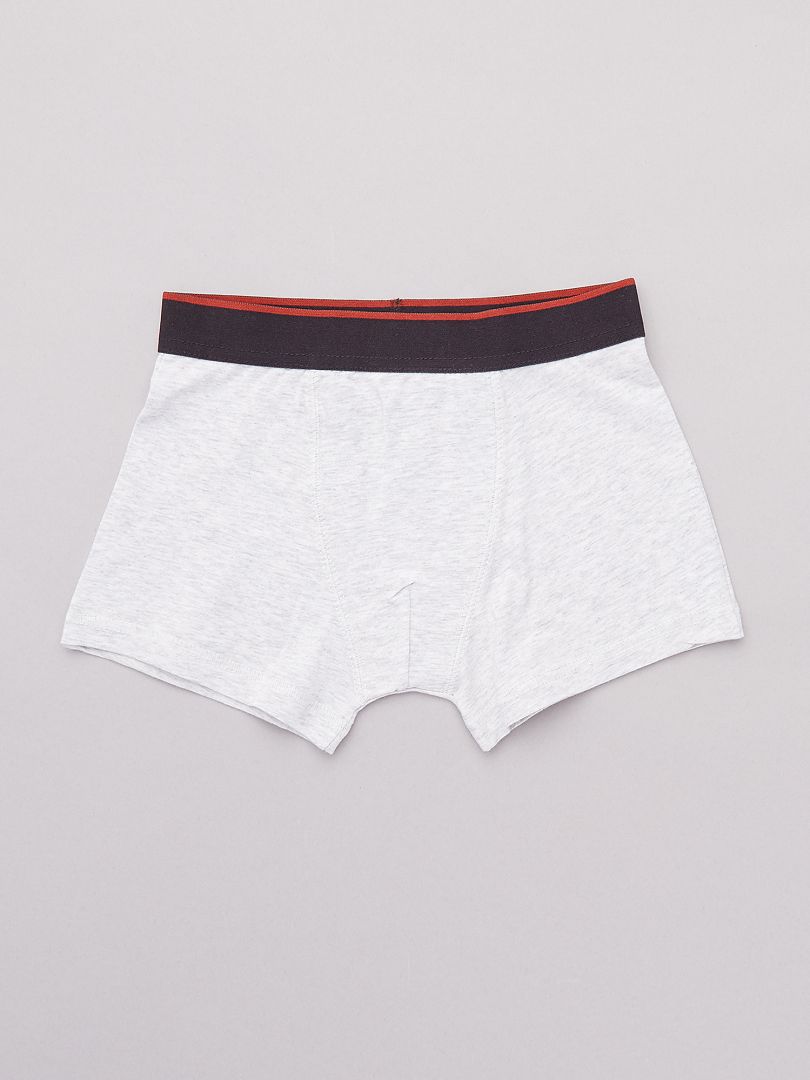 Pack de 3 boxers elásticos - MARRON - Kiabi - 8.00€