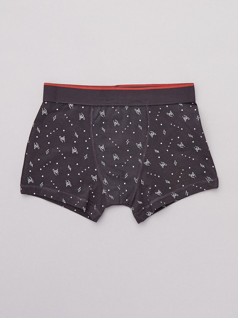 Pack de 3 boxers elásticos - MARRON - Kiabi - 8.00€