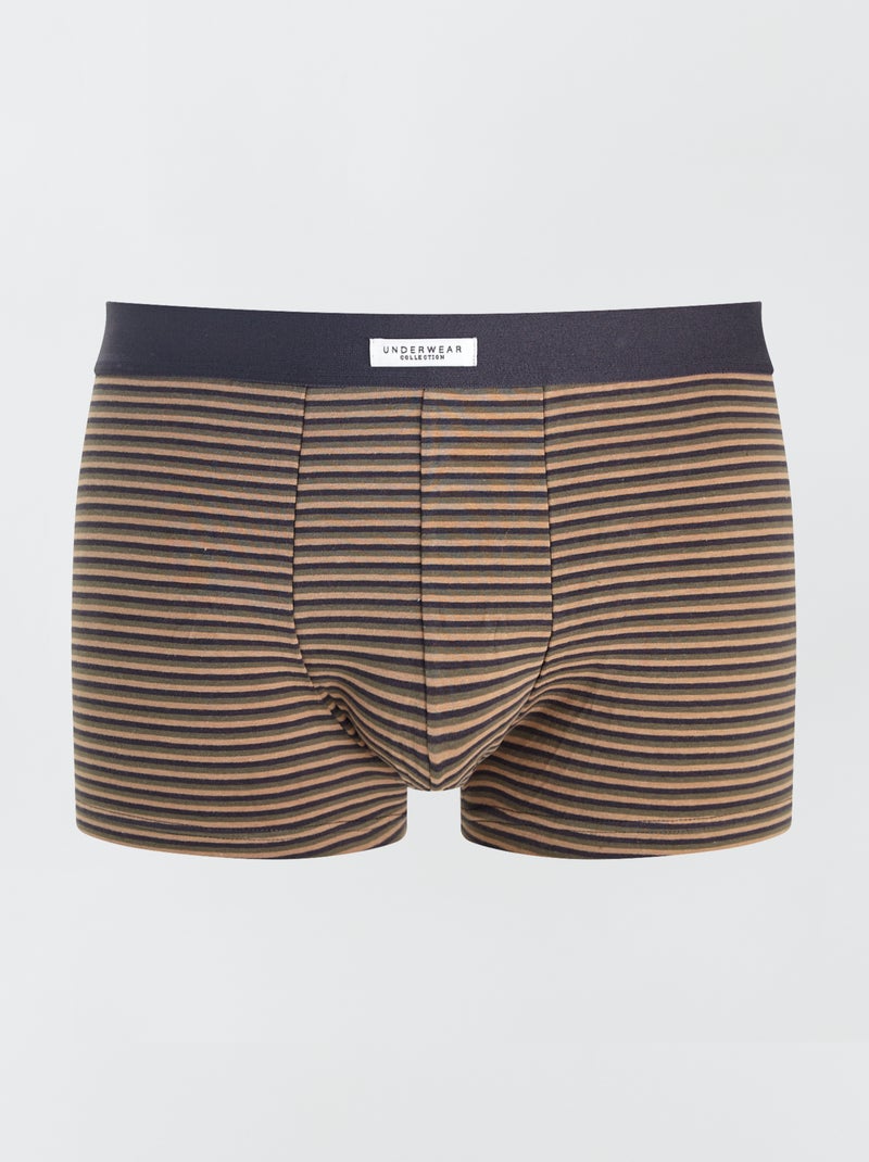 Pack de 3 boxers elásticos - VERDE - 12.00€ - Kiabi