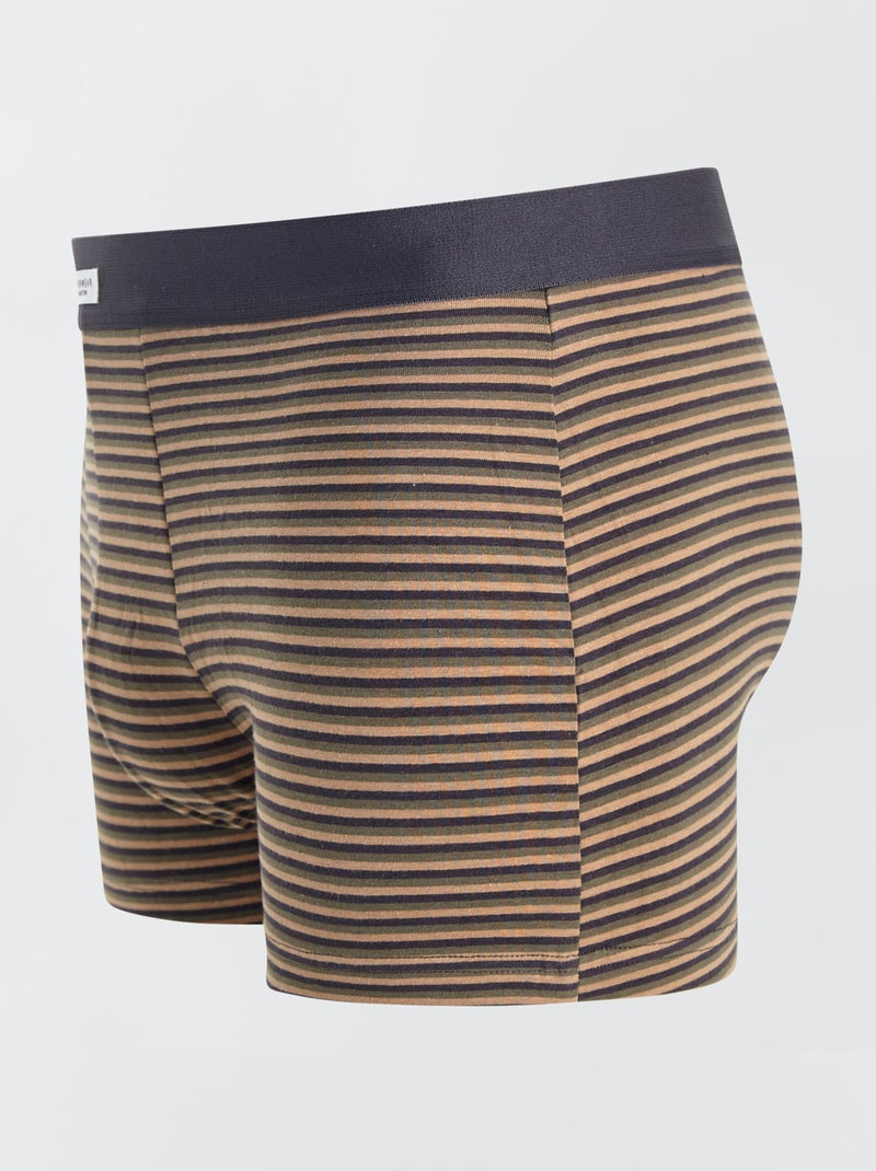 Pack de 3 boxers elásticos - VERDE - 12.00€ - Kiabi