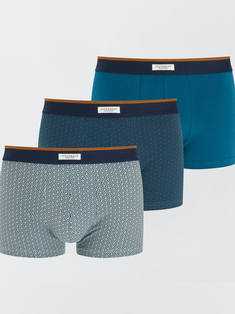 Pack de 3 bóxers stretch - KAKI - Hombre - 13.00€ - Kiabi
