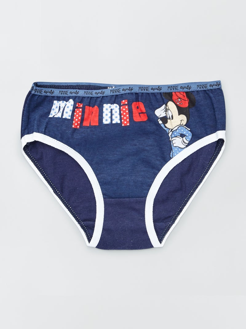 Pack de 3 braguitas 'Minnie' - azul/gris - 6.00€ - Kiabi