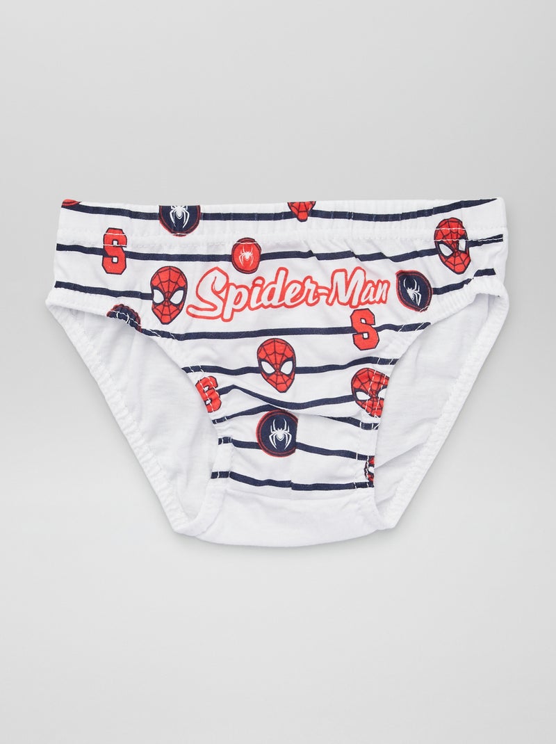 Pack de 3 slips 'Spider-Man' - azul/blanco - 6.00€ - Kiabi