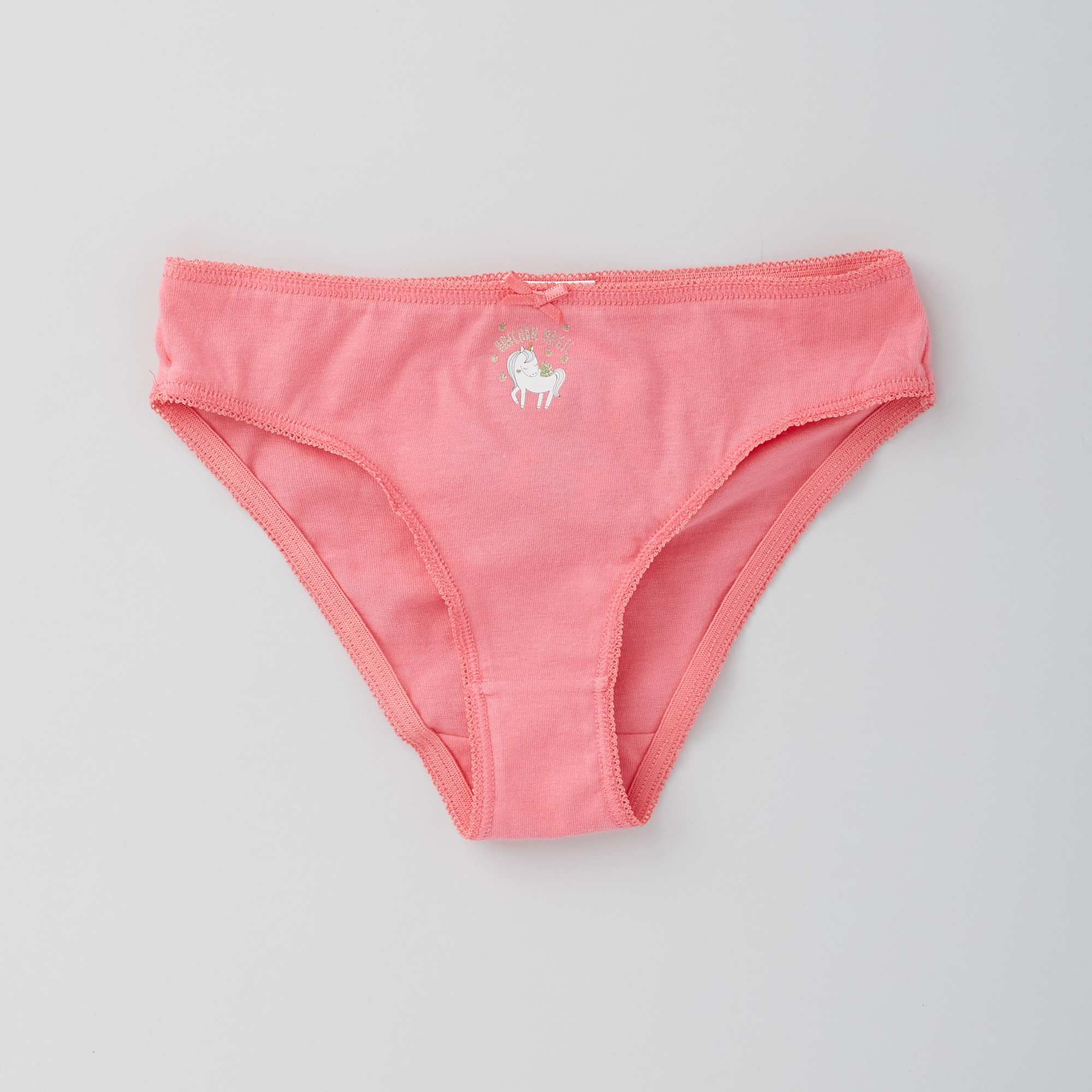 Pack de 4 braguitas Niña 3-12 años - ROSA - Kiabi - 6,00€