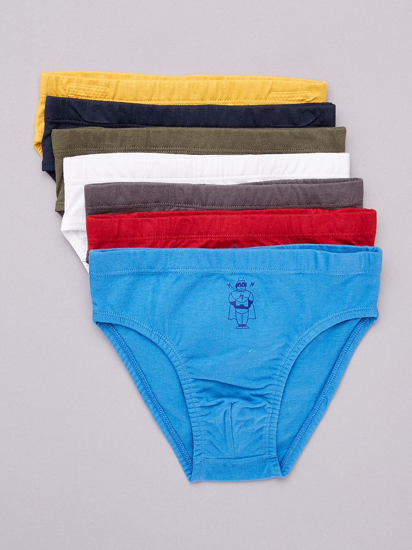 Pack de 7 slips 'robots' - AMARILLO - Kiabi - 7.00€