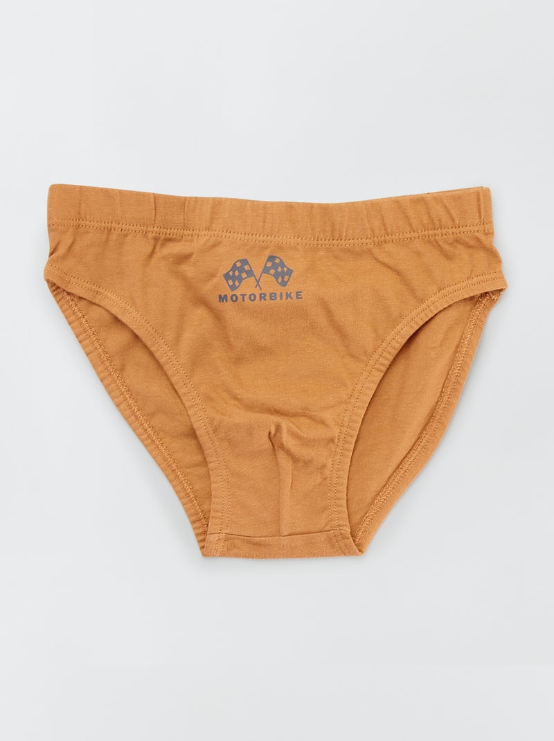 Pack de 7 slips 'robots' - VERDE - 8.00€ - Kiabi