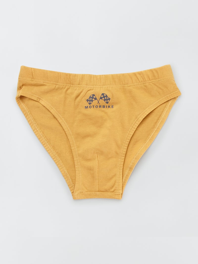 Pack de 7 slips 'robots' - VERDE - 8.00€ - Kiabi