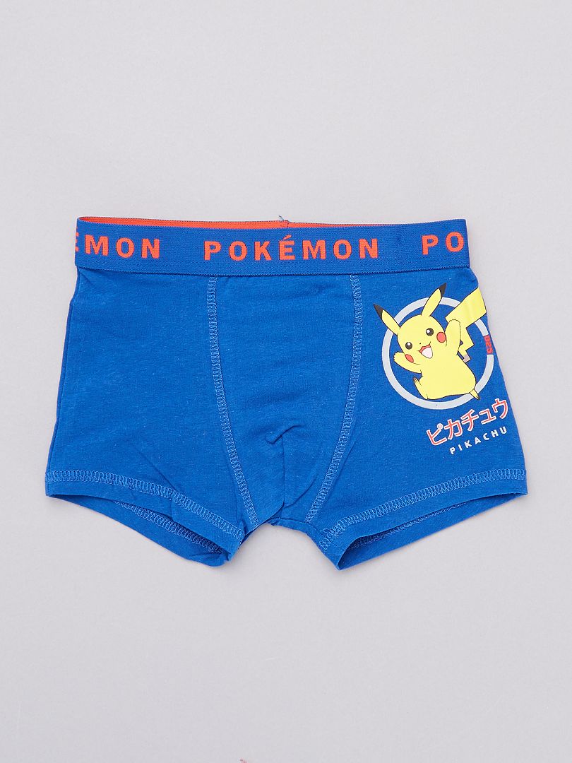 Pack de boxers 'Pikachu' - GRIS - Kiabi - 8.00€