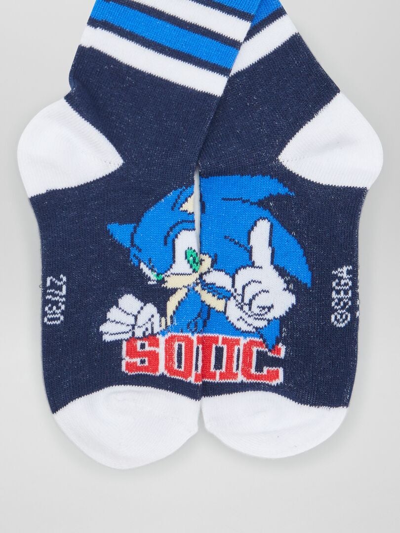 Pack de calcetines 'Sonic' - 3 pares - AZUL - Kiabi - 3.00€