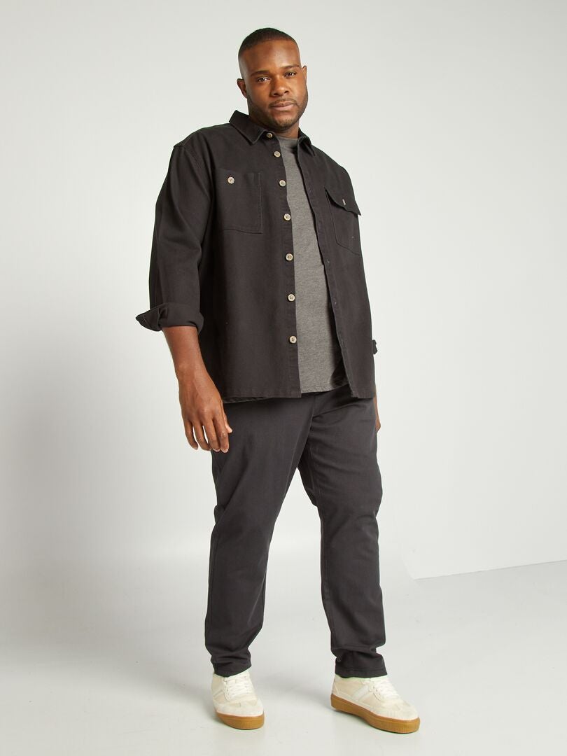 Pantalón chino - negro - Kiabi - 30.00€