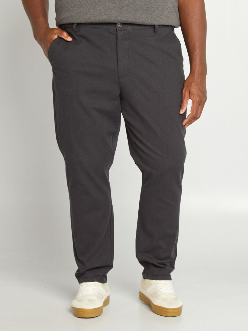 Pantalón chino - negro - Kiabi - 30.00€