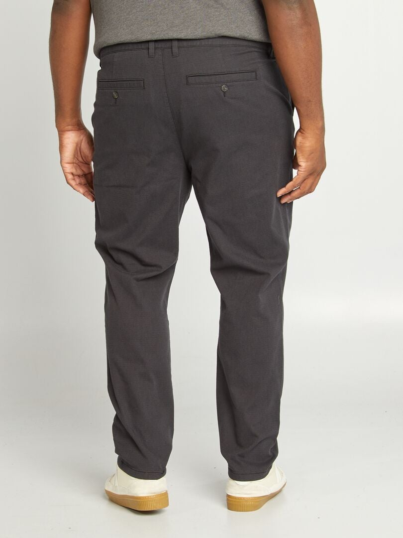 Pantalón chino - negro - Kiabi - 30.00€