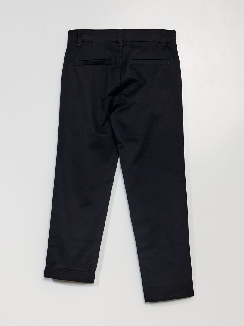 Pantalón chino - NEGRO - Kiabi - 10.00€