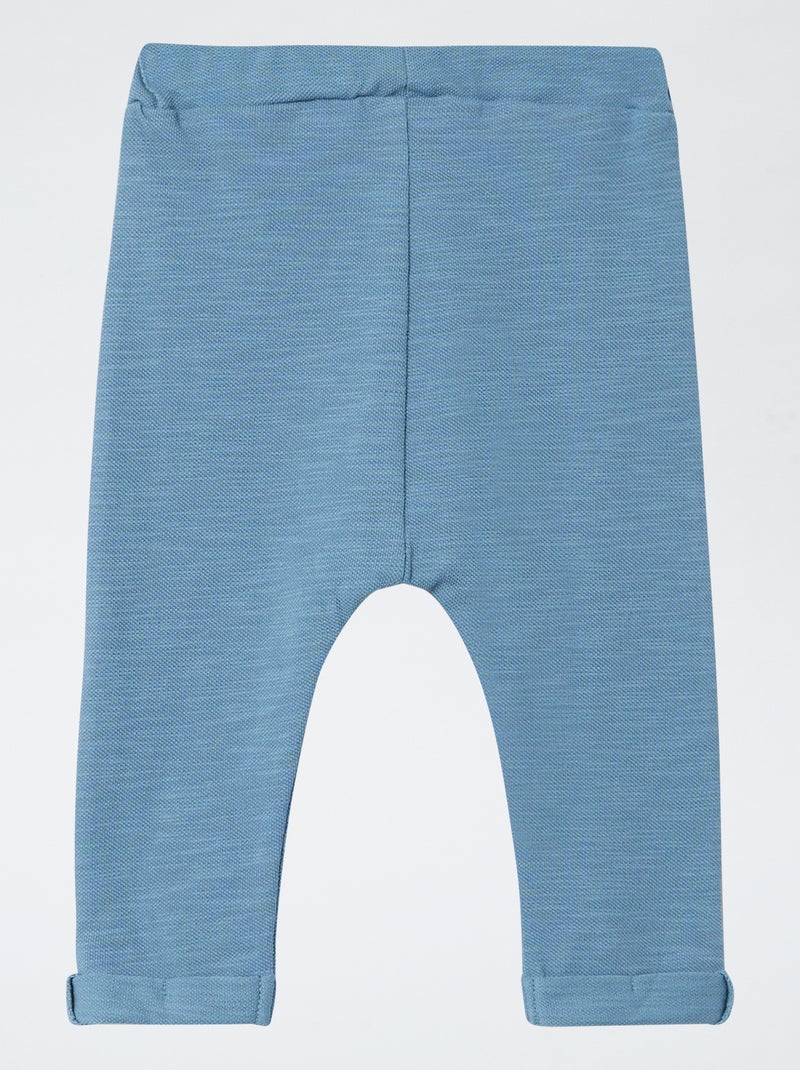 Pantalón de punto de piqué 'Guppy' - AZUL - Bebé niño - 11.00€ - Kiabi
