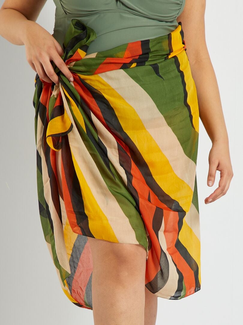 Pareo con hebilla - VERDE - Kiabi - 10.00€