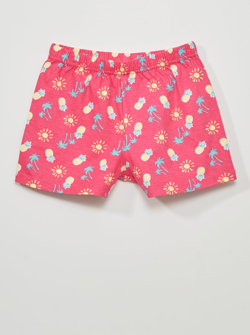 Pijama corto 'Minnie' - 2 piezas - rosa - 15.00€ - Kiabi