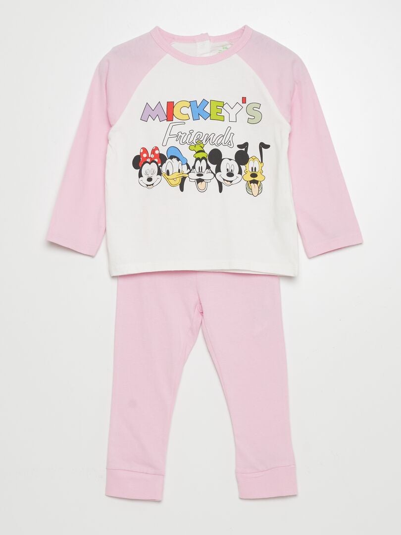 Pijama 'Disney' con camiseta + pantalón - 2 piezas - BEIGE - Kiabi - 12.00€