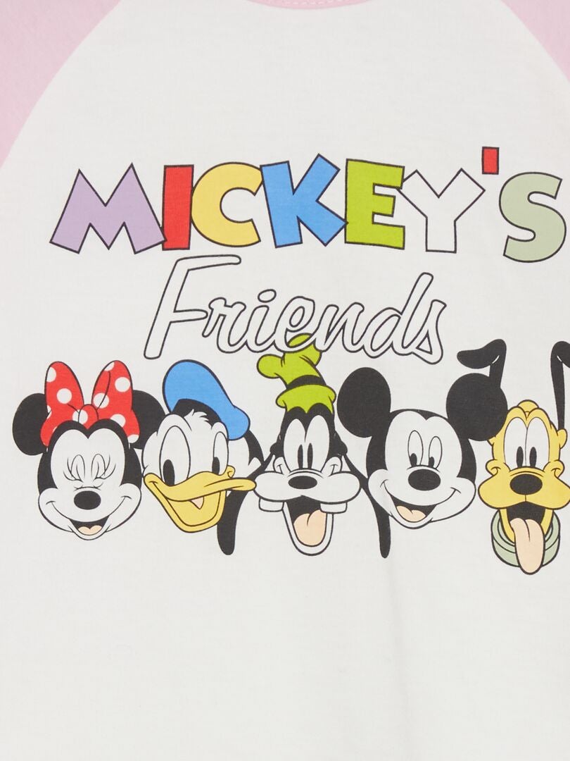 Pijama 'Disney' con camiseta + pantalón - 2 piezas - BEIGE - Kiabi - 12.00€